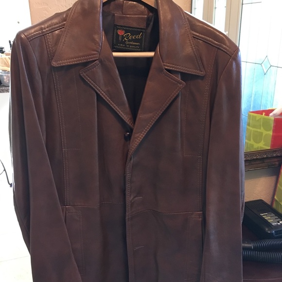 Jackets & Coats | Authentic Mens Medium Leather Jacket | Poshmark